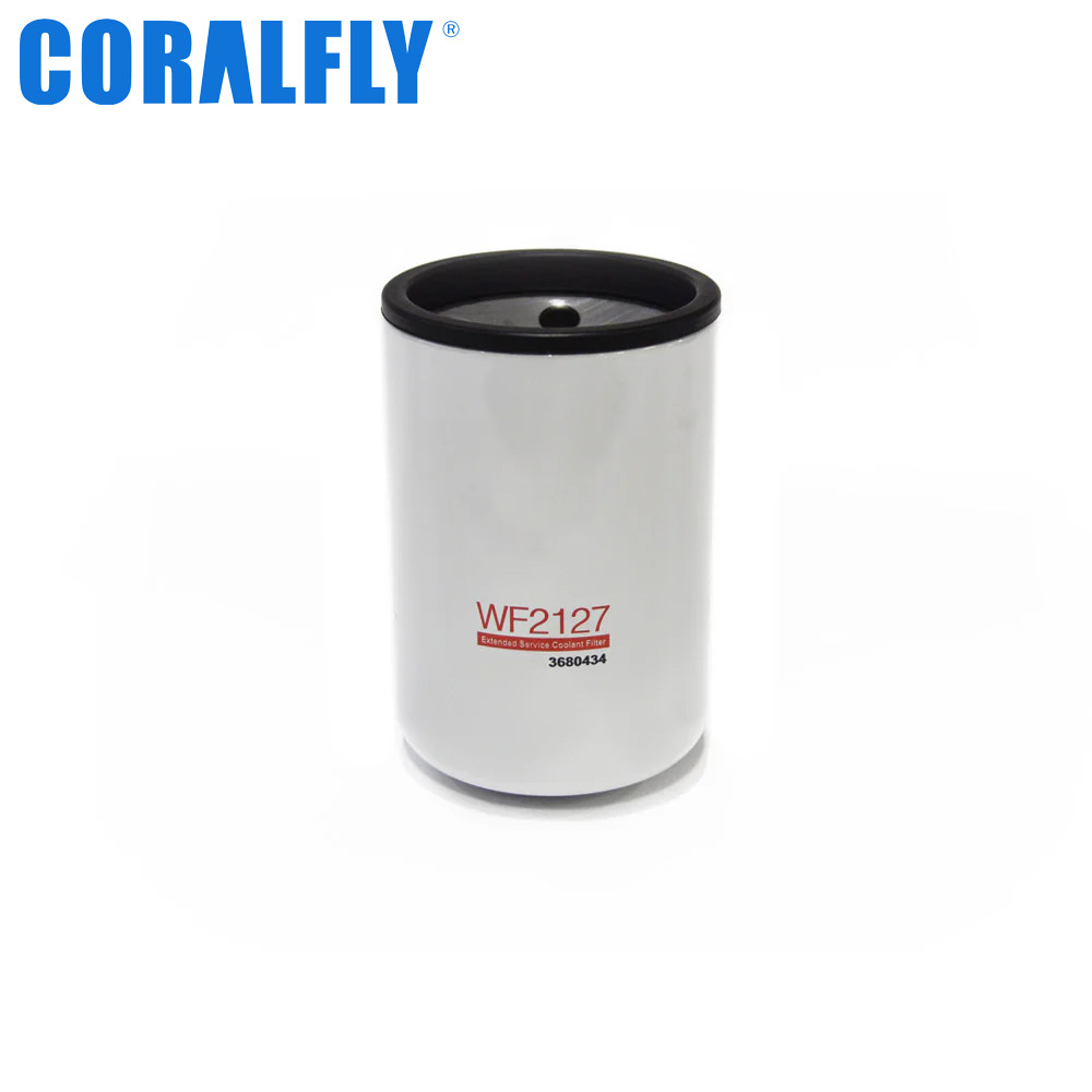 ISO9001 Engine Coolant Filter CORALFLY Wf2127 Coolant Filter