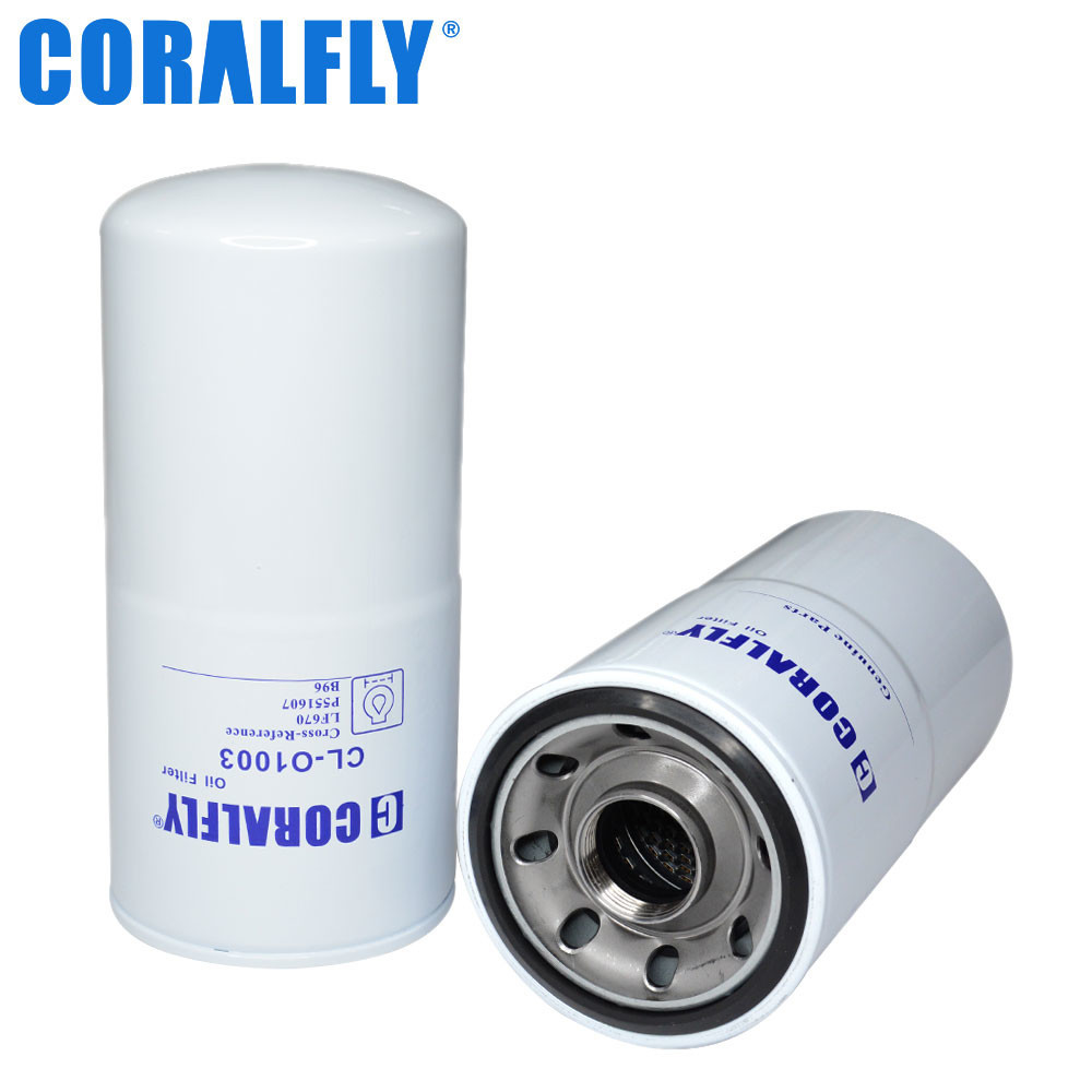 CORALFLY Lf670 Filter Diesel Engines Truck Lube Oil Filter CORALFLY Filter