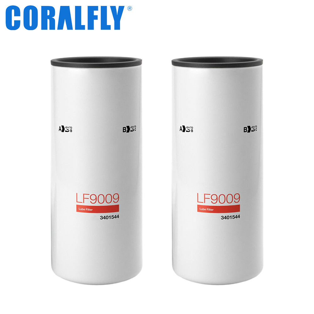 CORALFLY LF9009 Cross Reference Lube Oil Filter 17 Micron
