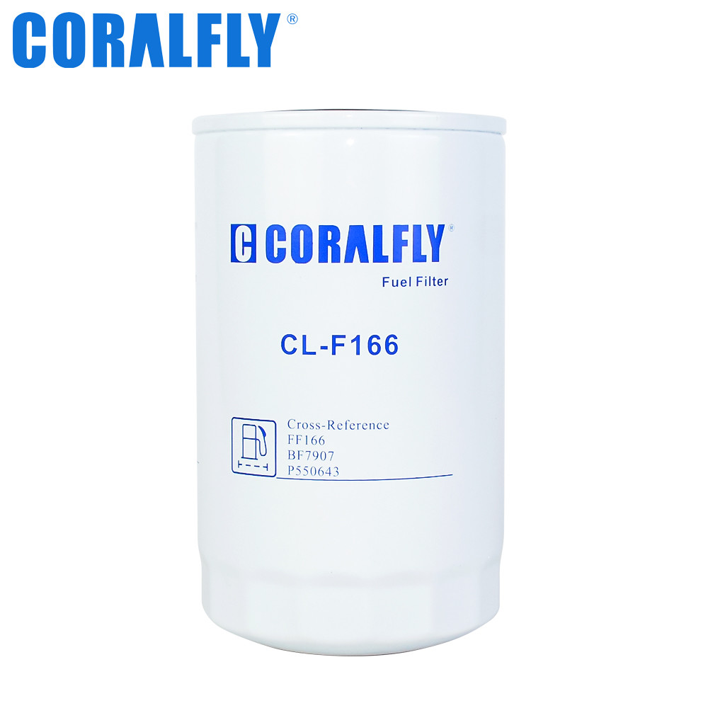 Coralfly Construction Machinery Fuel Filter FF166 P550643 For Fleetguard