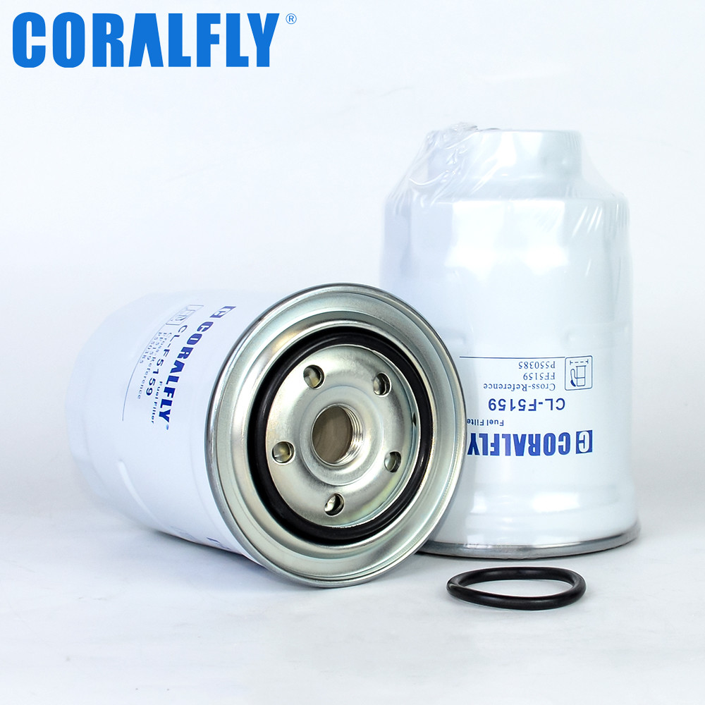 Coralfly Construction Machinery Fuel Filter FF5159 P550385 For Fleetguard