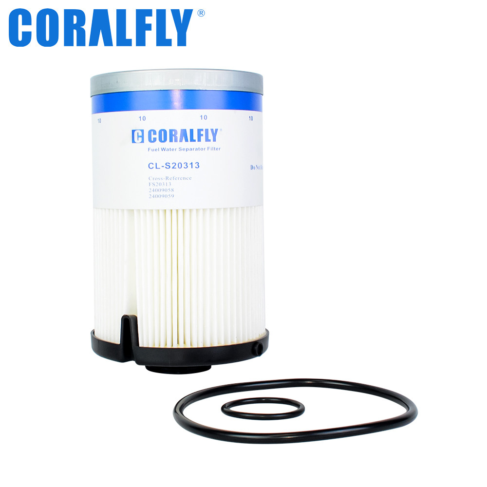 Coralfly Construction Machinery Fuel Filter FS20313 24009058 24009059 ...