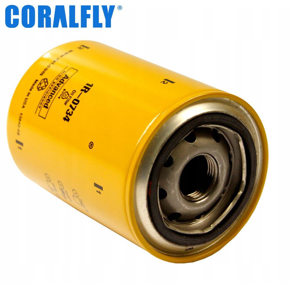 Spin On 1R0734 CORALFLY Oil Filter Cellulose Media