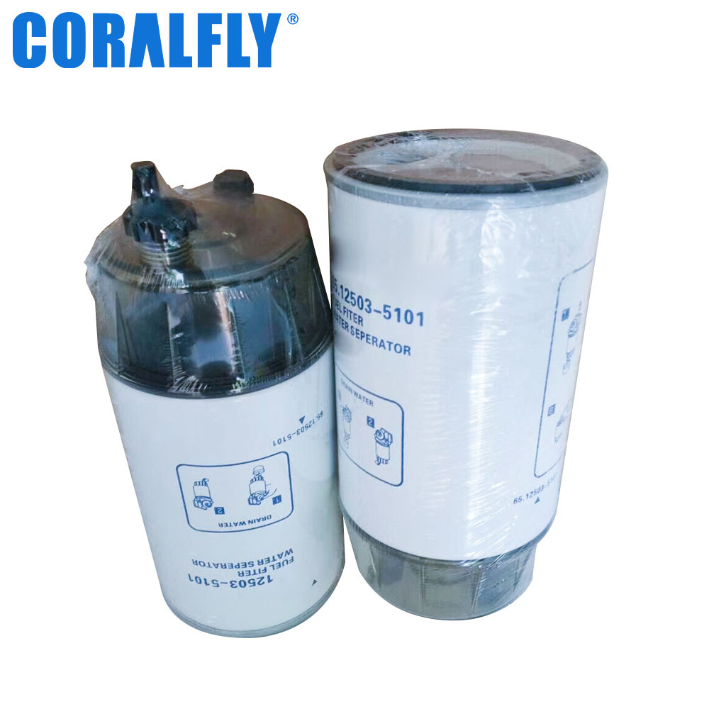 Diesel Excavator Engine Doosan Fuel Filter 400504-00026 400403-00036 ...