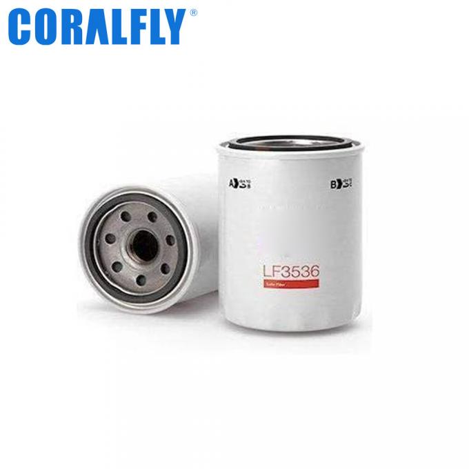 ISO 16889 LF3536 CORALFLY Oil Filter For Excavator