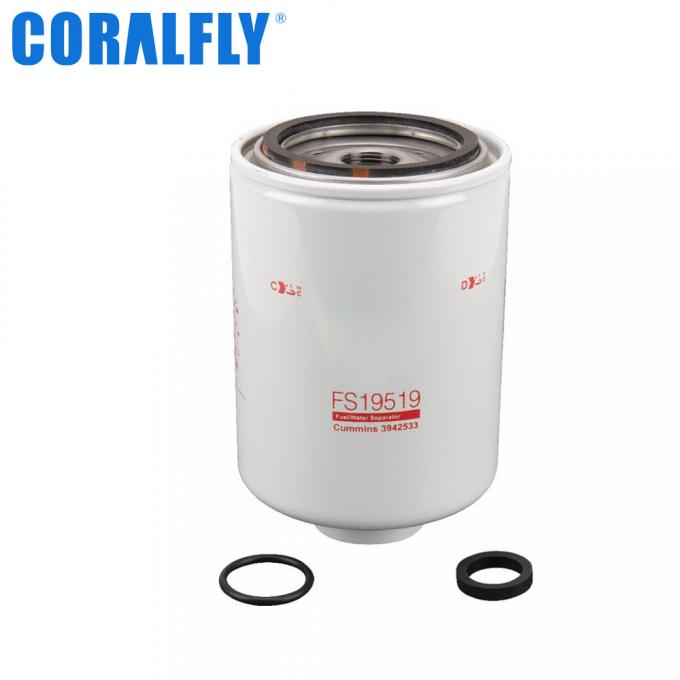 Hepa grade FS19519 CORALFLY Fuel Filter Water Separator 3.66 inch