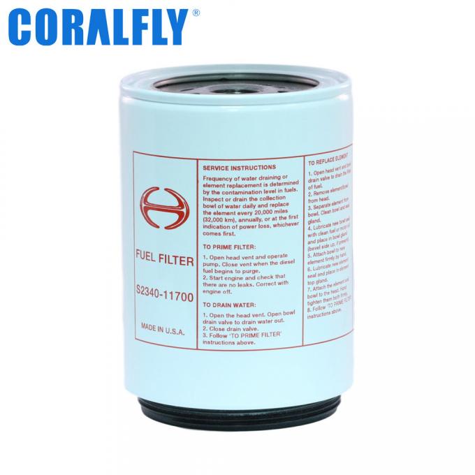 CORALFLY OEM ODM Truck HINO Fuel Filter S2340-11700
